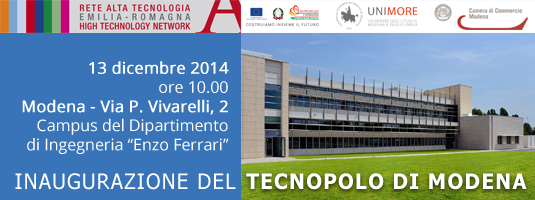 Inauguration of the Technopole of Modena | DataRiver