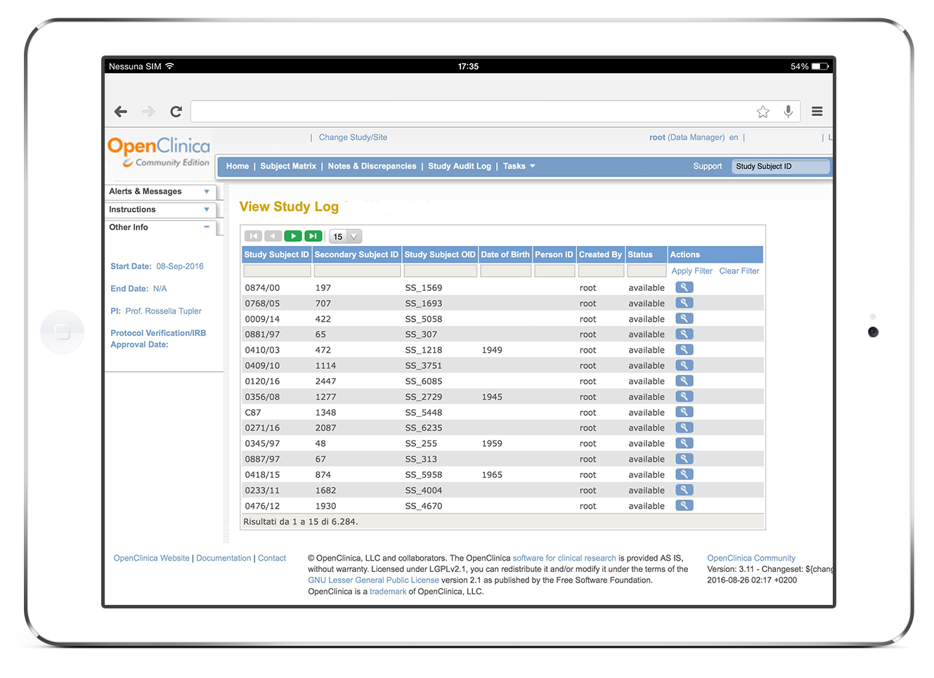 OpenClinica | DataRiver