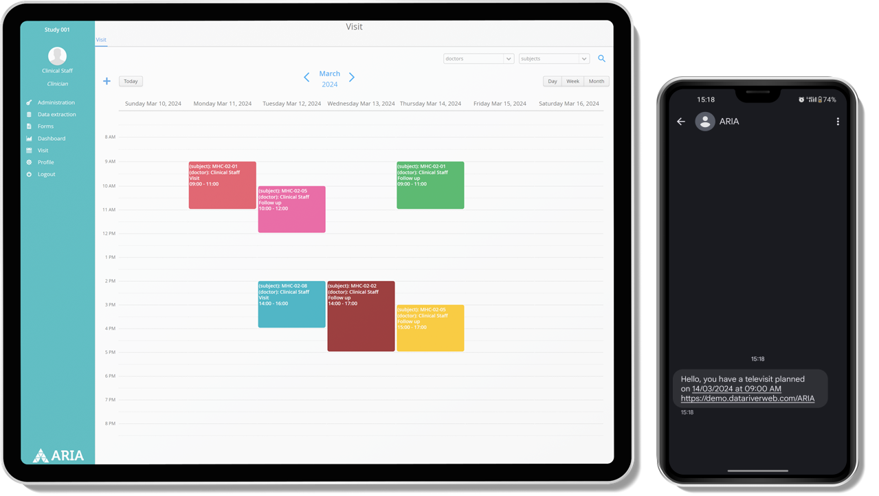 ARIA Telemedicine Platform | DataRiver